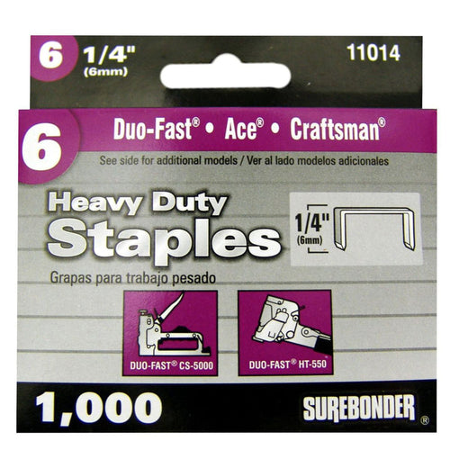 Surebonder 11014 #6 Staples, Duo-Fast Type - Perry, NY - Burt's Lumber ...
