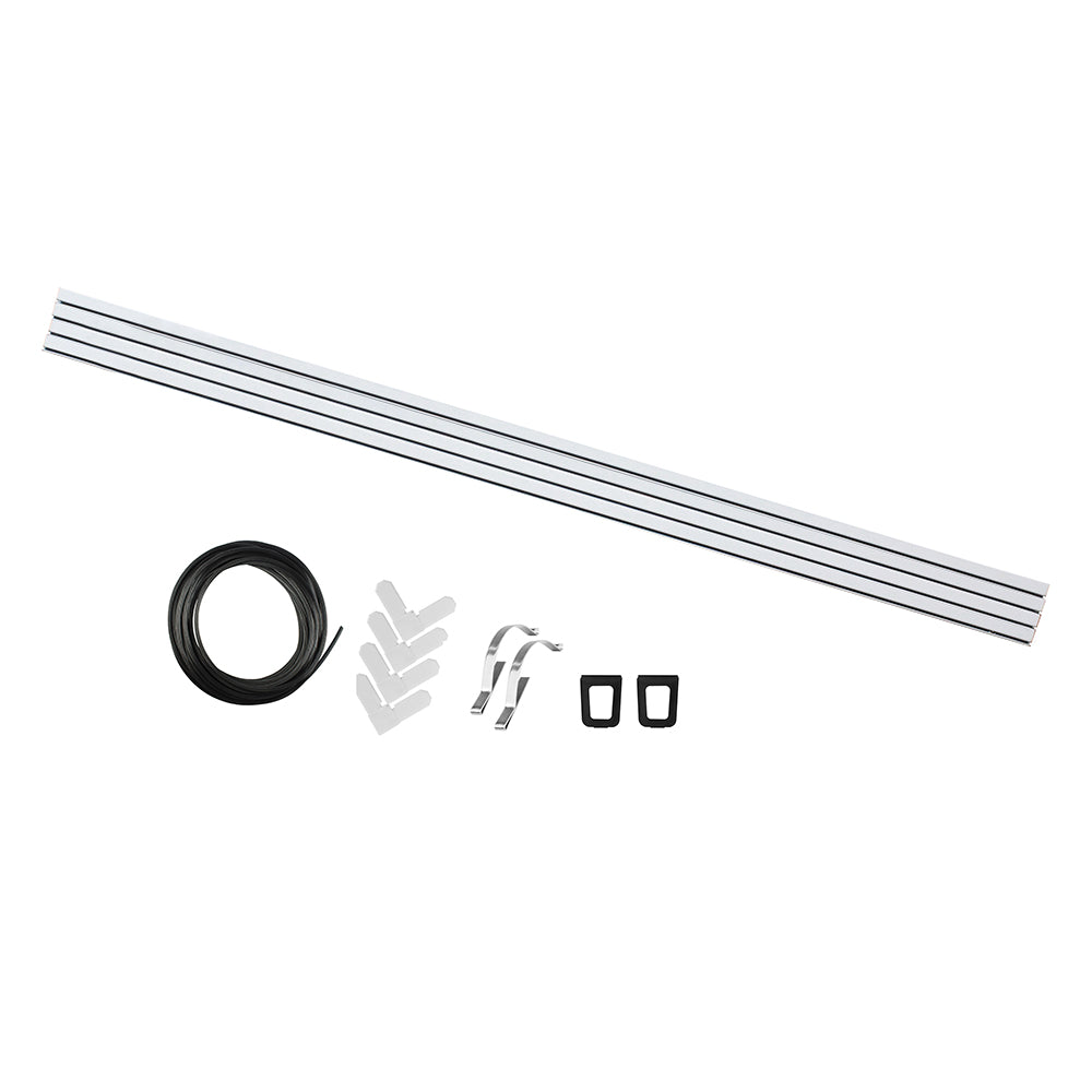 M-D Building Products M-D 5/16-in x 4-ft White Aluminum Replacement ...