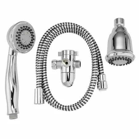 Keeney 3-function 3-way Showerhead Kit, Chrome - Perry, NY - Burt's ...