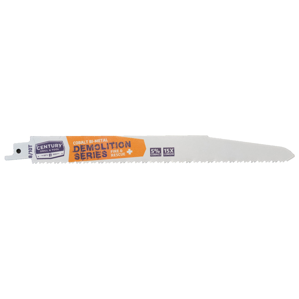 Century Drill And Tool Demolition Series Reciprocating Saw Blade 8/10t ...