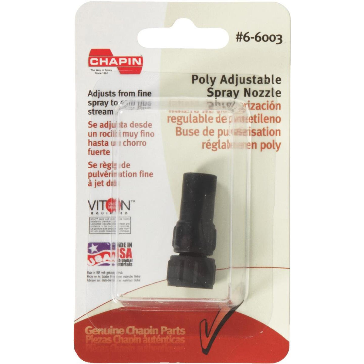 Chapin Adjustable Poly Nozzle - Perry, NY - Burt's Lumber & Building Supply
