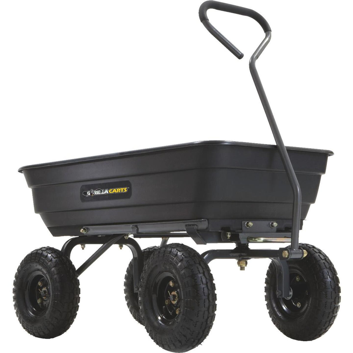 Gorilla Carts 4 Cu. Ft. 600 Lb. Poly Garden Cart - Perry, NY - Burt's ...