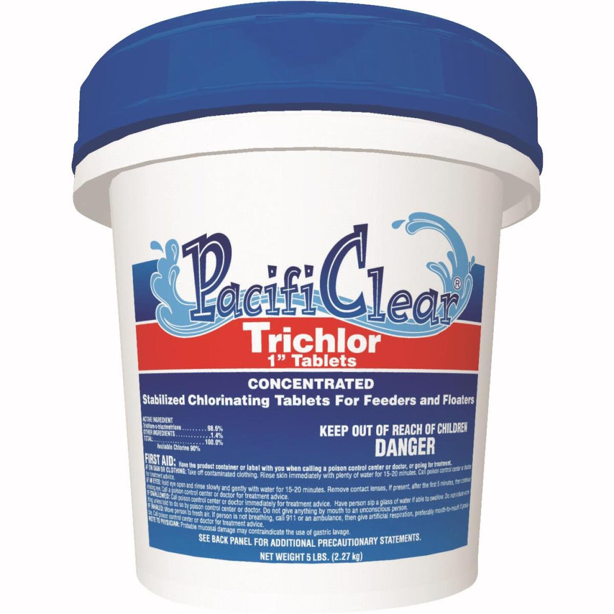 PacifiClear 1 In. 5 Lb. Trichlor Chlorine Tablet - Perry, NY - Burt's ...